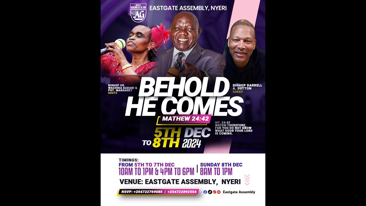 BEHOLD HE COMES SEMINAR | 7TH DECEMBER 2024 (DAY 3 SESSION 1) - YouTube