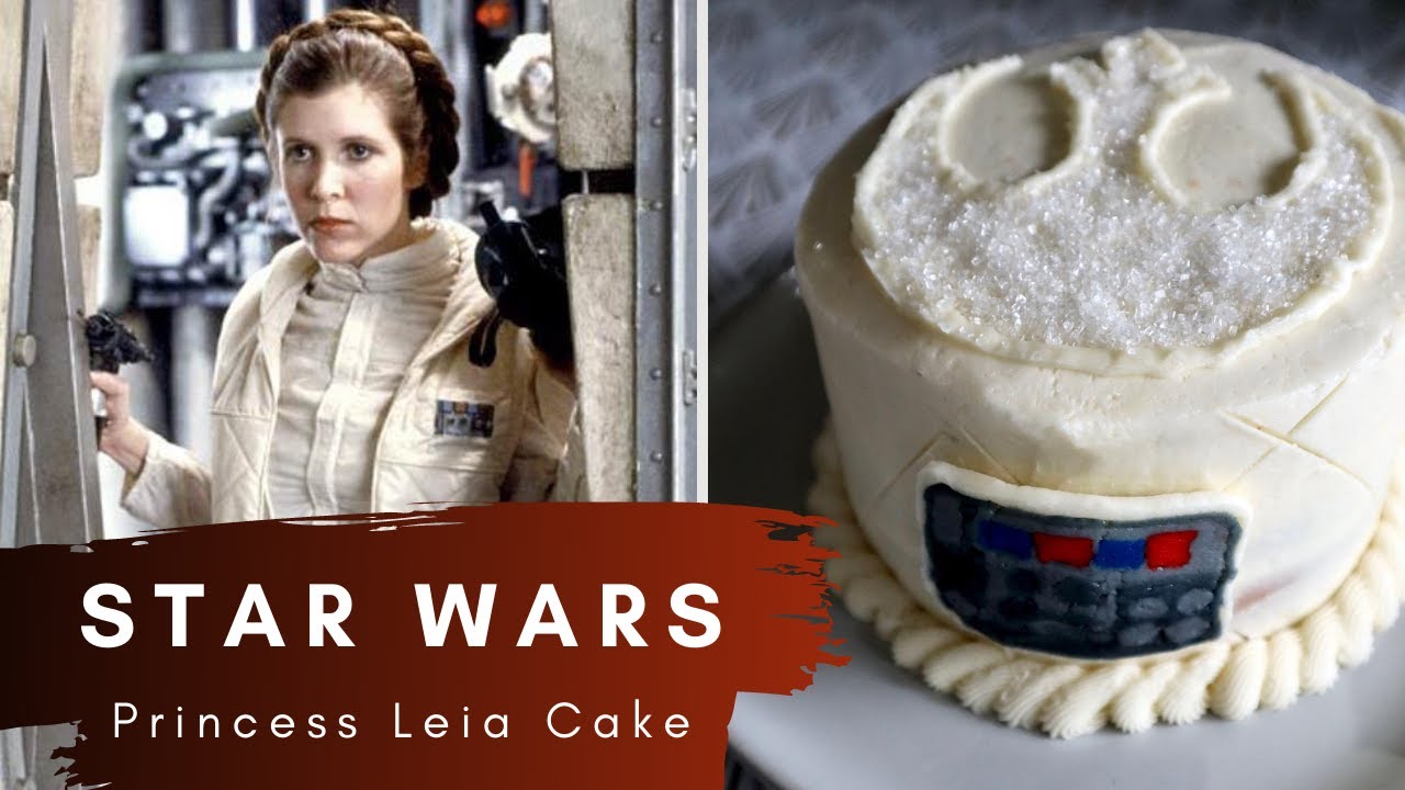 STAR WARS PRINCESS LEIA HOTH VEST CAKE TUTORIAL | Popcorner Reviews ...