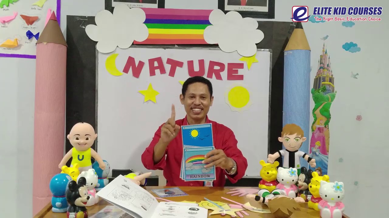 Theme Nature for Kindergarten B Part 2 | Elite Kid Courses - YouTube