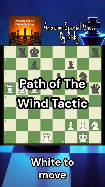 #342 Path of The Wind Tactic #bishop #chess #chessgame#tactic #queen # ...