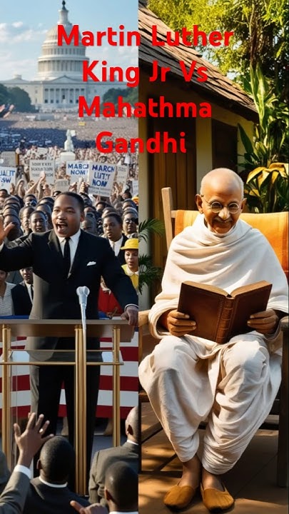 Martin Luther King Jr. vs. Mahatma Gandhi: The Power of Nonviolence 🗿🔥🤯 ...