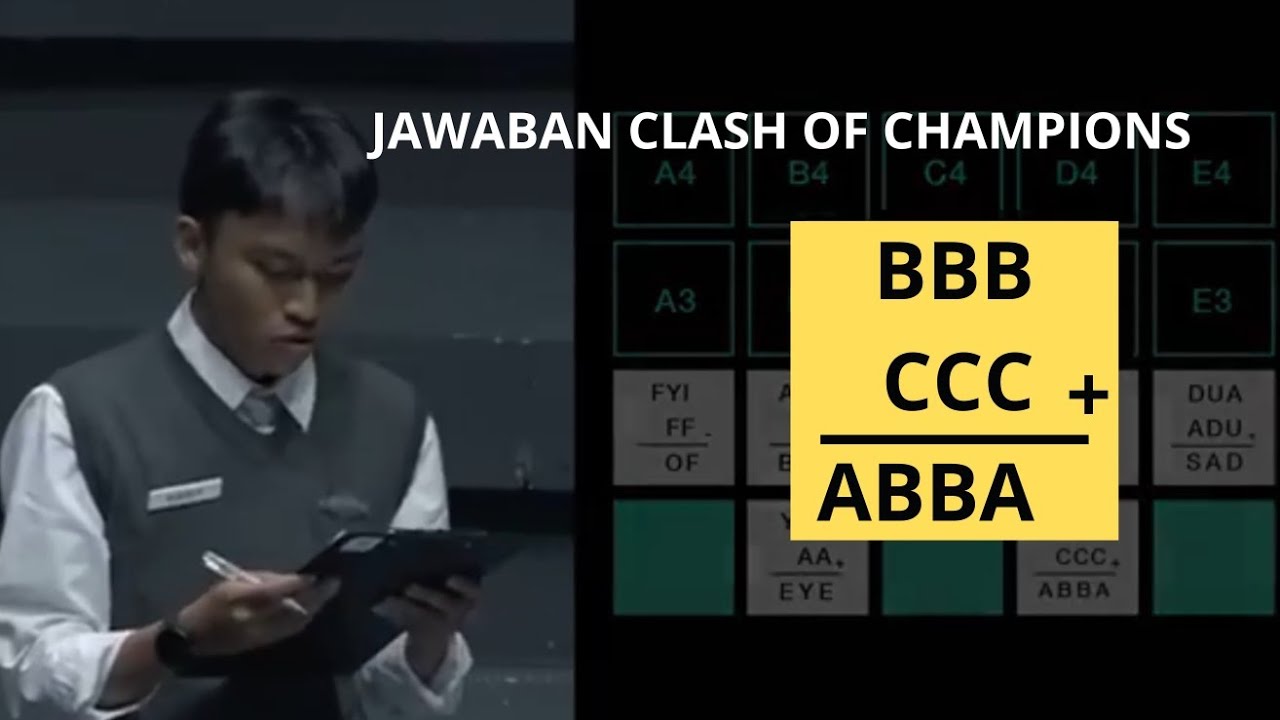 Jawaban Soal Cryptarithm Clash of Champions #maths #viral ##cpns - YouTube