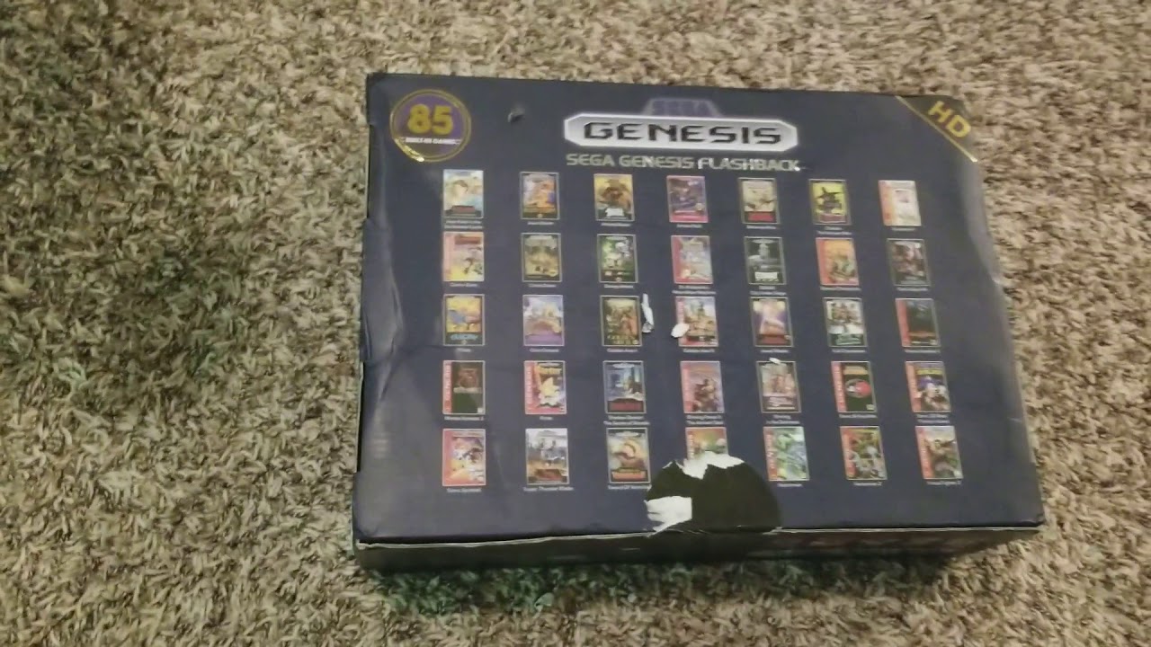 Tyson and Andy Open box sega genesis flashback - YouTube