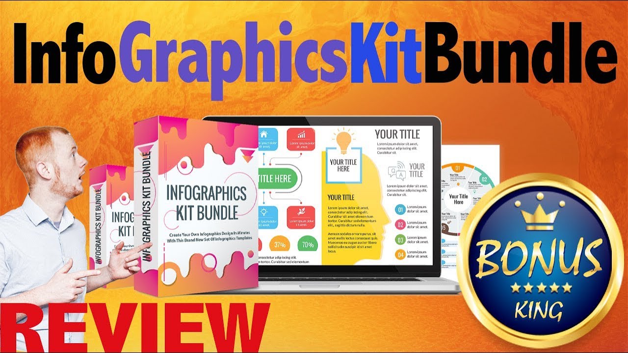 Info Graphics Kit Bundle Review & Bonuses - YouTube