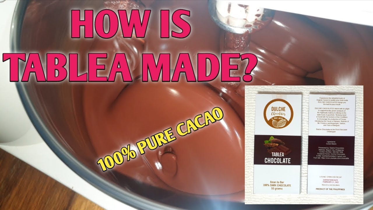 HOW IS TABLEA MADE?|100% PURE CACAO|MELANGUER PROCESSED|BEAN TO BAR ...
