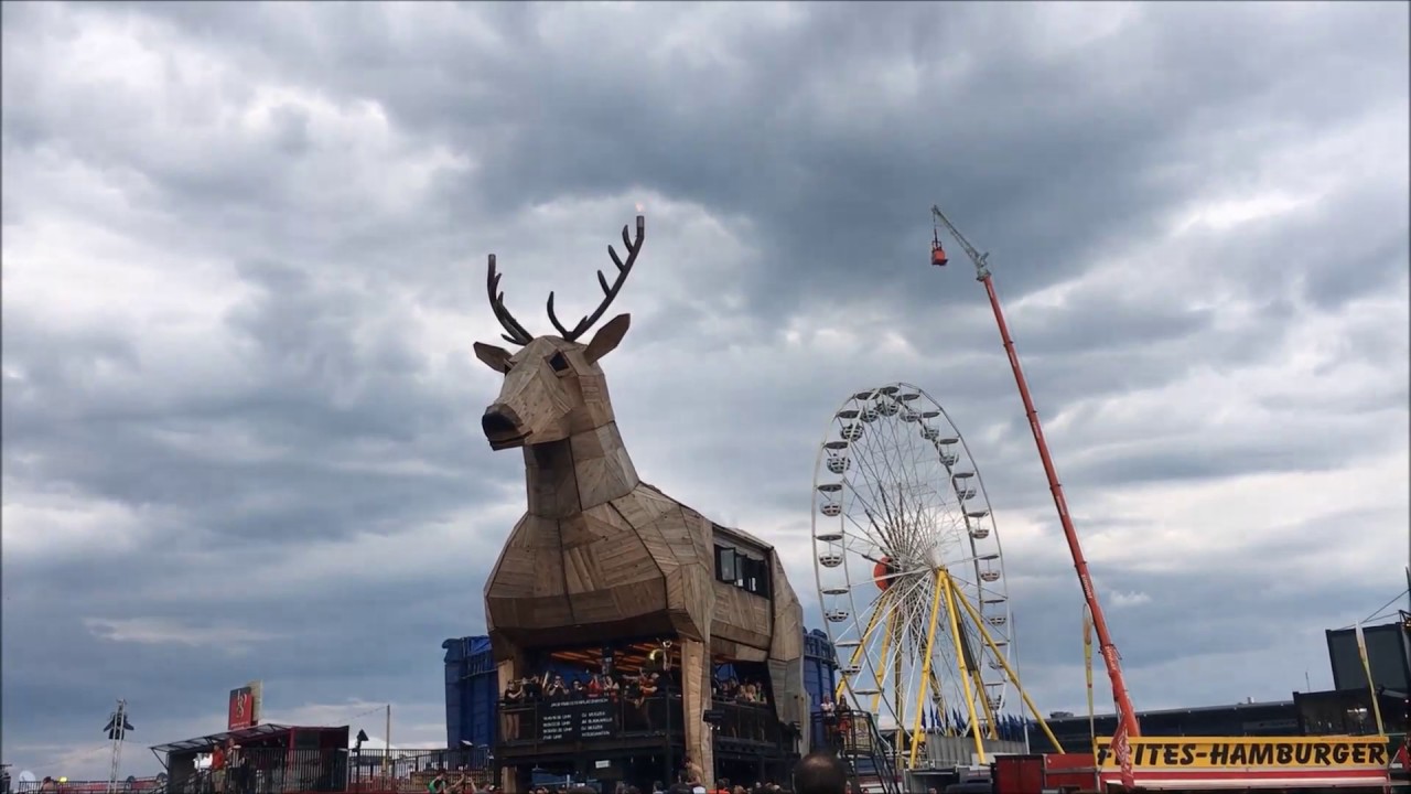 Flying Hirsch - Festivalgelände Rock Am Ring 2017 - YouTube