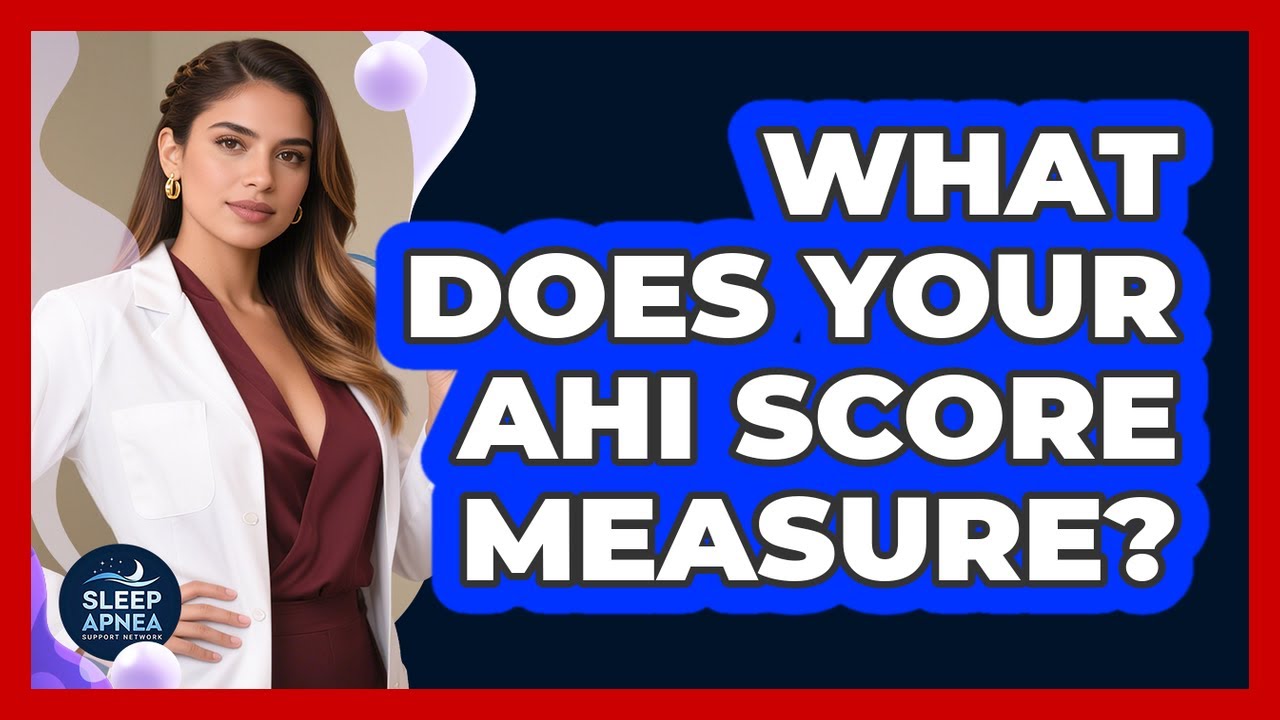What Does Your AHI Score Measure? - YouTube