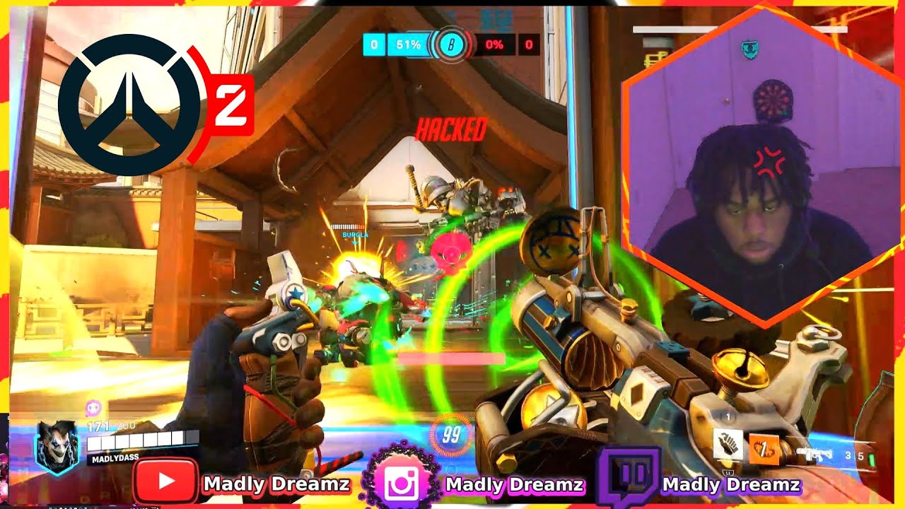 FUNNY RAGING MOMENTS ON OVERWATCH 2 - YouTube