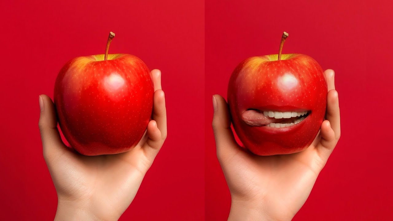 Apple🍎Manipulation in Photoshop | #manipulation #photoshop #transform # ...