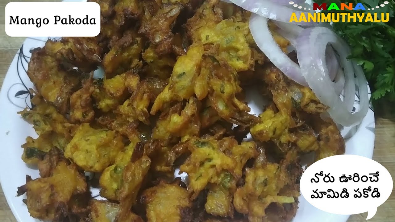 How to Tangy & Tasty Mango Pakoda/Mango pakodi/Seasonal Raw Mango ...