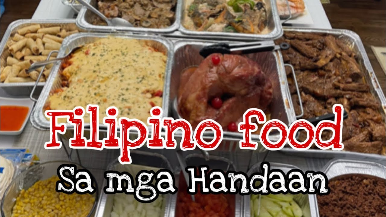 Lutong Pinoy sa mga handaan || Maraming luto sa mga Filipino party ...