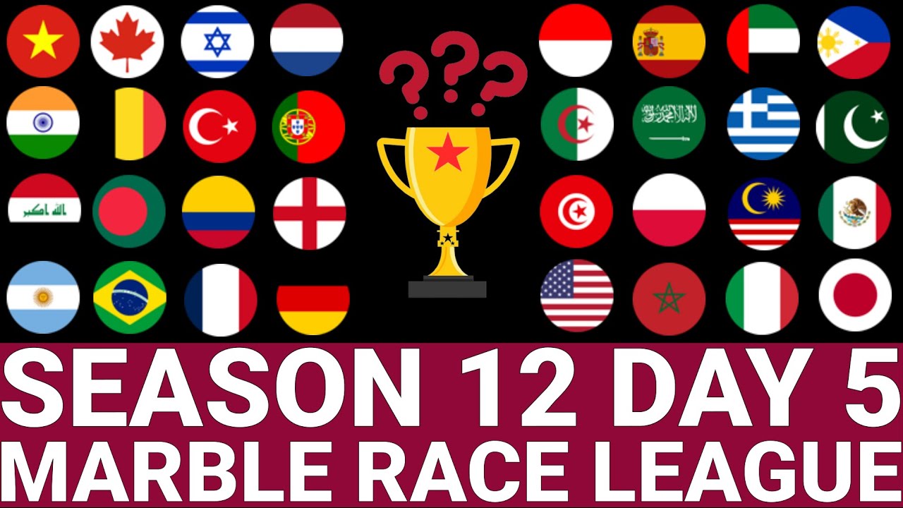 Marble Race League Season 12 DAY 5 Marble Race in Algodoo - YouTube