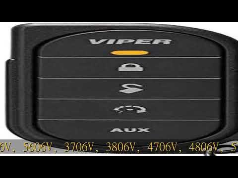 Viper Remote Replacement 7656V - 1 Way 5 Button 1/2 Mile Range Car ...