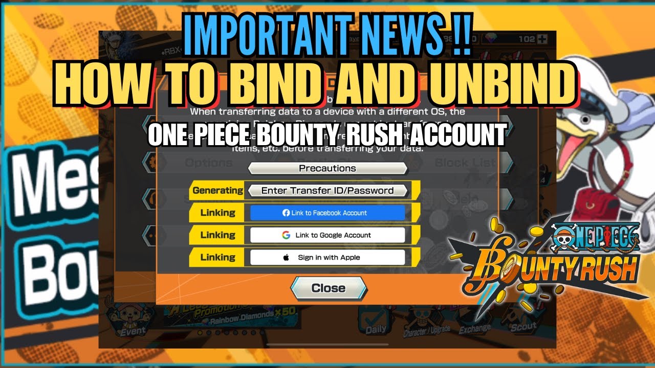TUTORIAL CARA AMANIN AKUN OPBR DI BIND & UNBIND [TF ID, FACEBOOK ...
