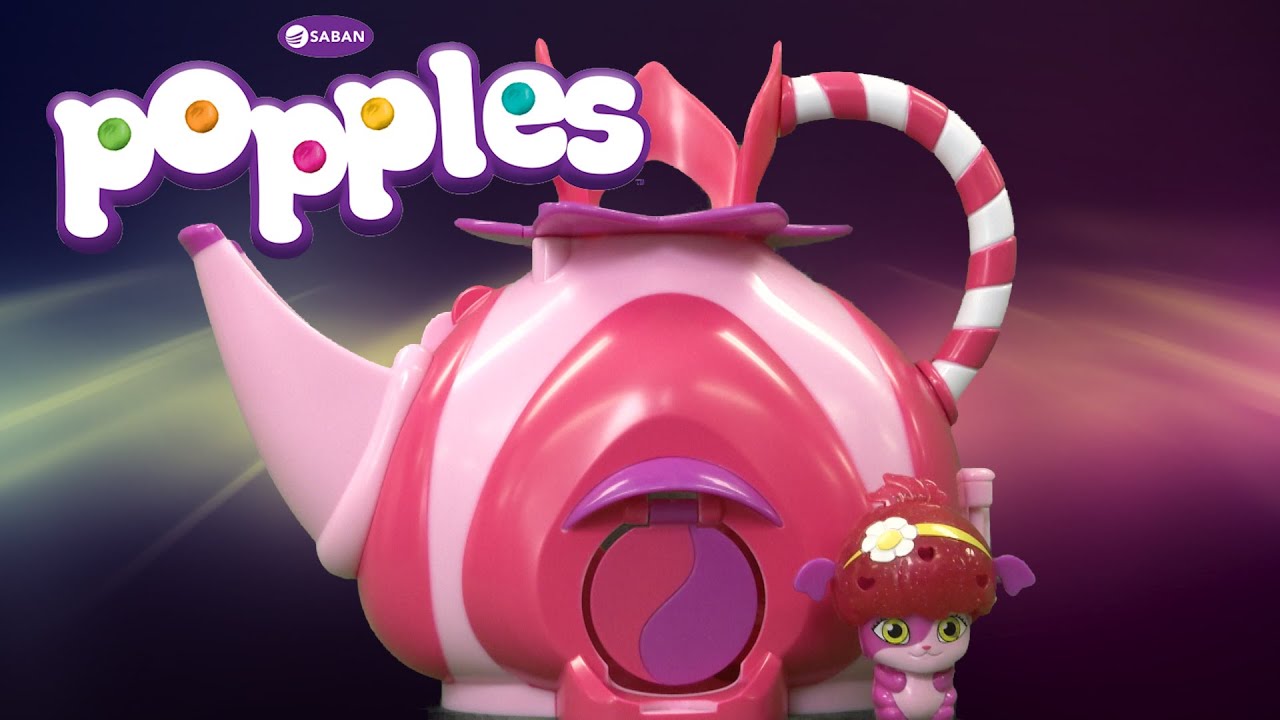 Popples Bubbles Teapot House from Spin Master - YouTube