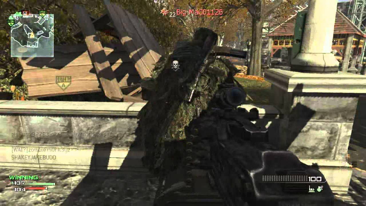 COD: MW3 Oblivious Sniper Teabagged - YouTube