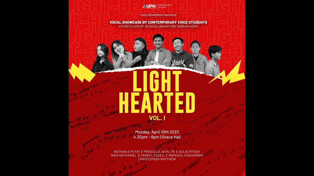 Light Hearted Vol. 1 - Vocal Showcase by Contemporary Voice Students ...