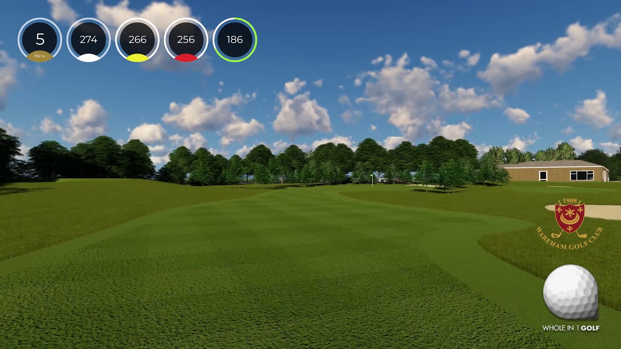 Wareham Golf Club - Hole 5 - YouTube