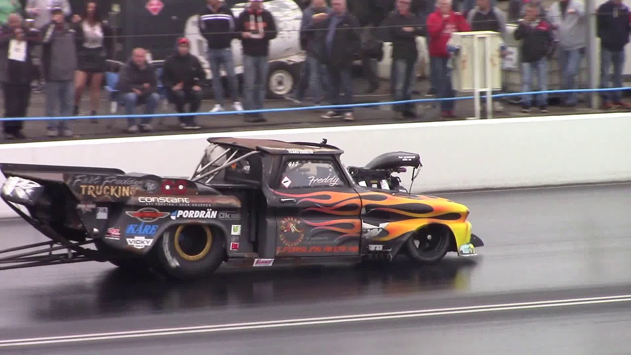 Fast Freddy Fagerstrӧm Burnout Montage - Santa Pod European Finals 2017 ...