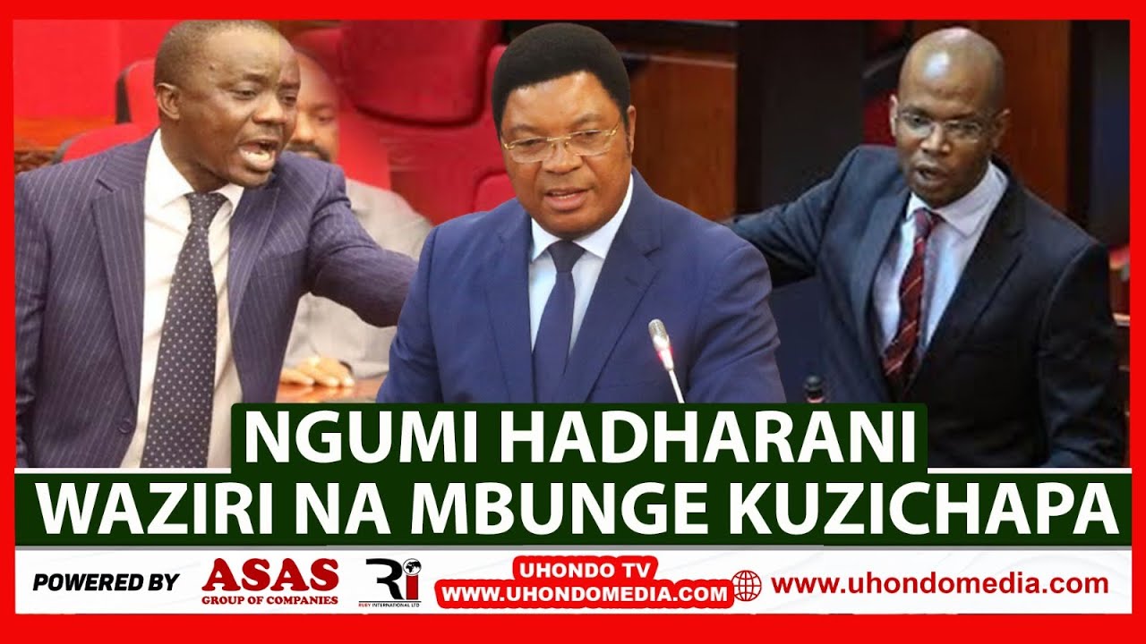NI BALAA MBUNGE MSUKUMA KUZIPIGA NGUMI NA WAZIRI MAKAMBA MBELE YA ...