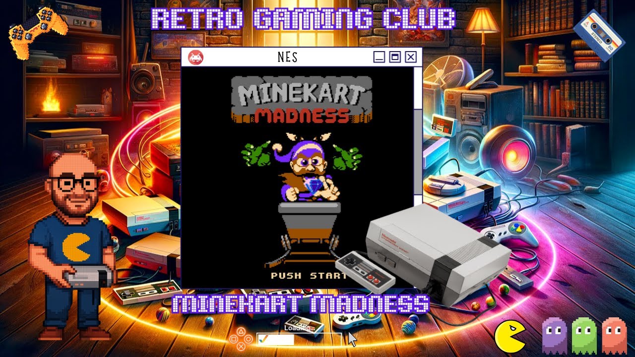 MineKart Madness (NES) | Retro Kart Racing | Review & Gameplay - YouTube