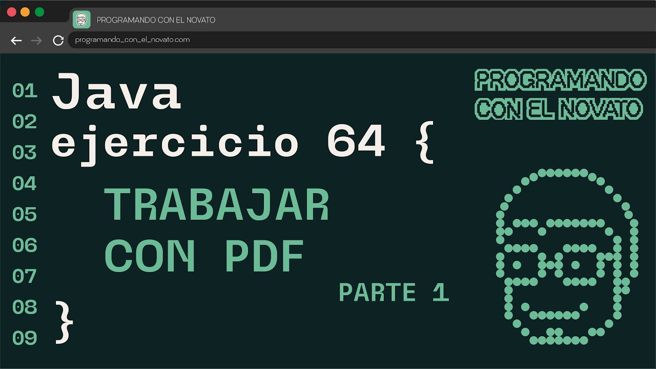 Ejercicio 64 JAVA - TRABAJAR CON PDF | PARTE 1 - YouTube