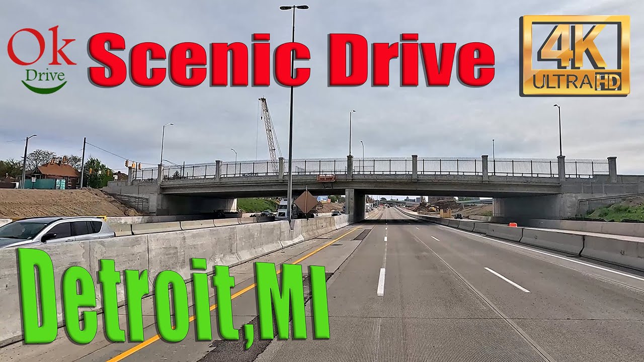 4K Scenic Drive in Detroit, Michigan - May 9, 2024 - YouTube