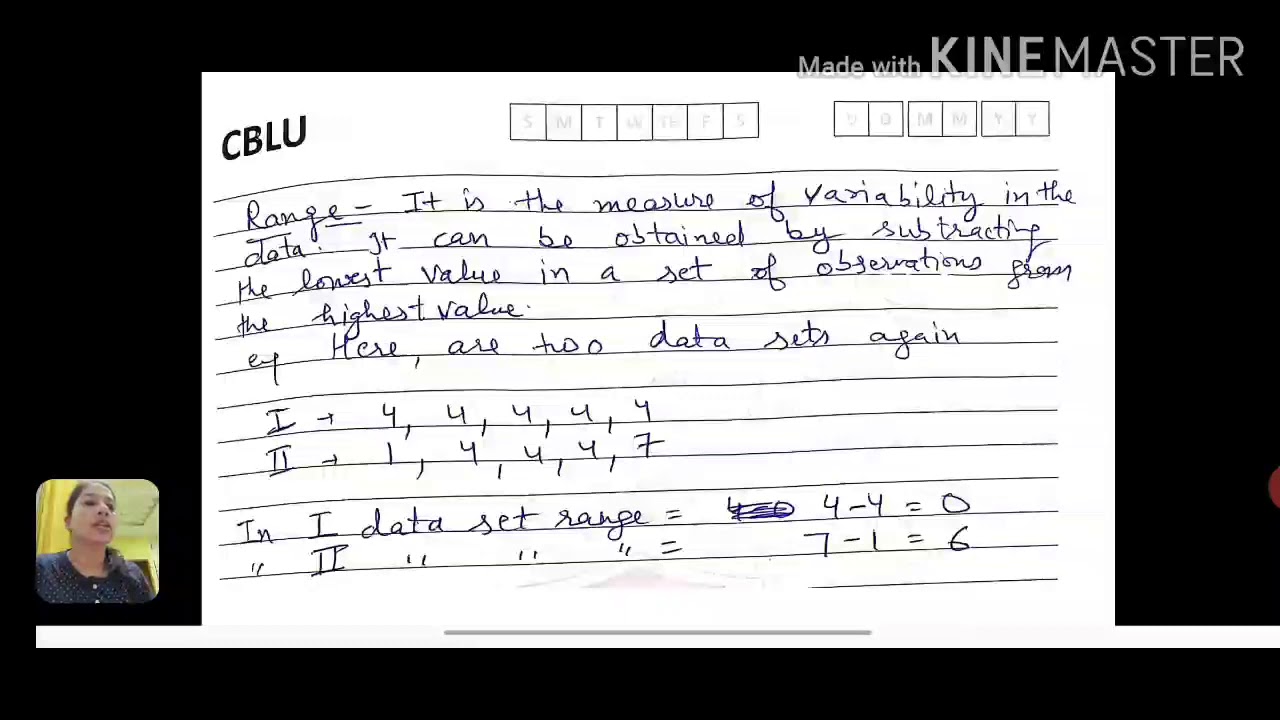 Measures of Dispersion (Part-2)- Range and Interquartile Range - YouTube