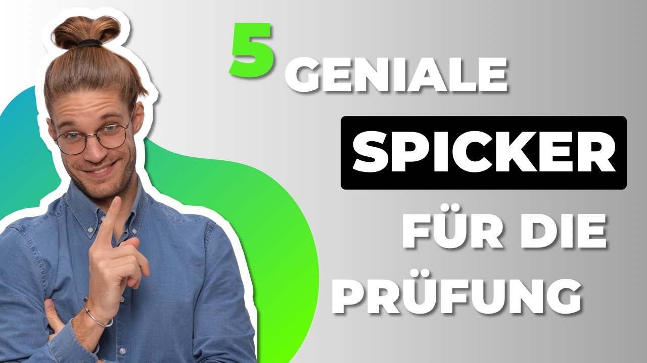 Top 5 SPICKER für eine 1+ in jeder Prüfung - YouTube