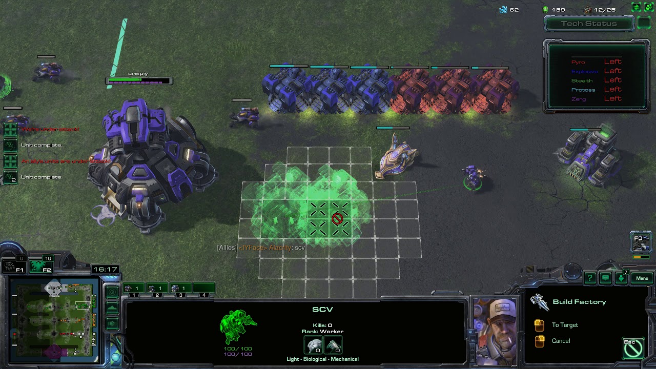 SC2 Arcade #12 - Tech Wars 2 - YouTube