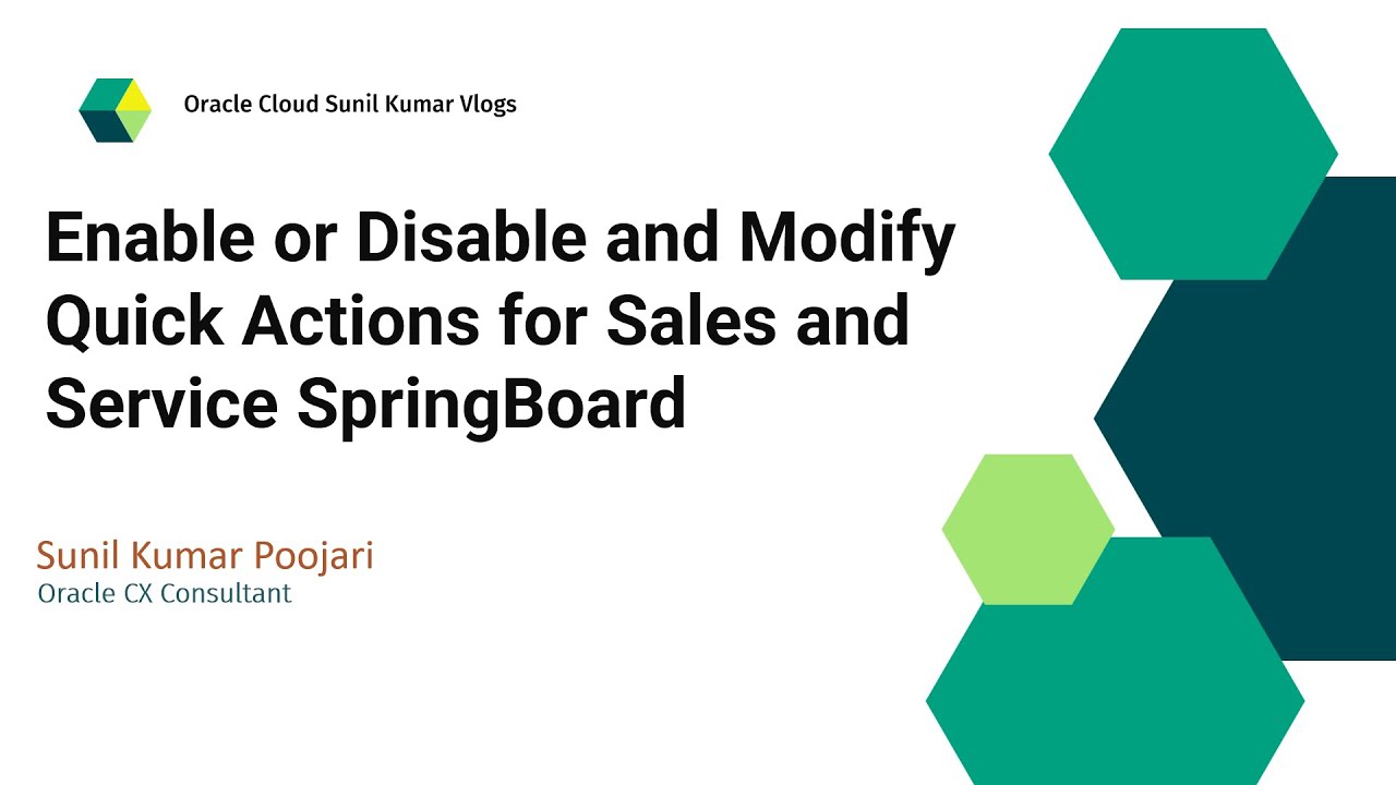 Enable or Disable and Modify Quick Actions for Sales and Service Spring ...