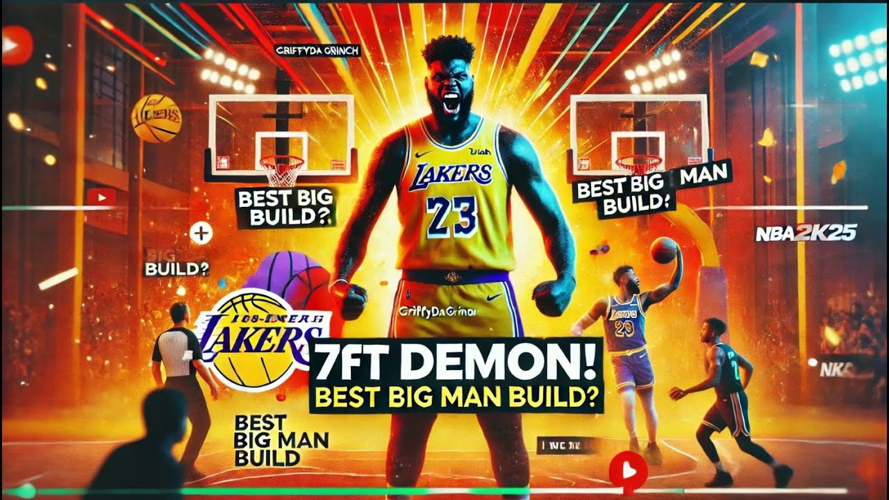 GriffyDaGrinch Builds a 7FT DEMON in NBA 2K25! 💪🏀 Best Big Man Build ...