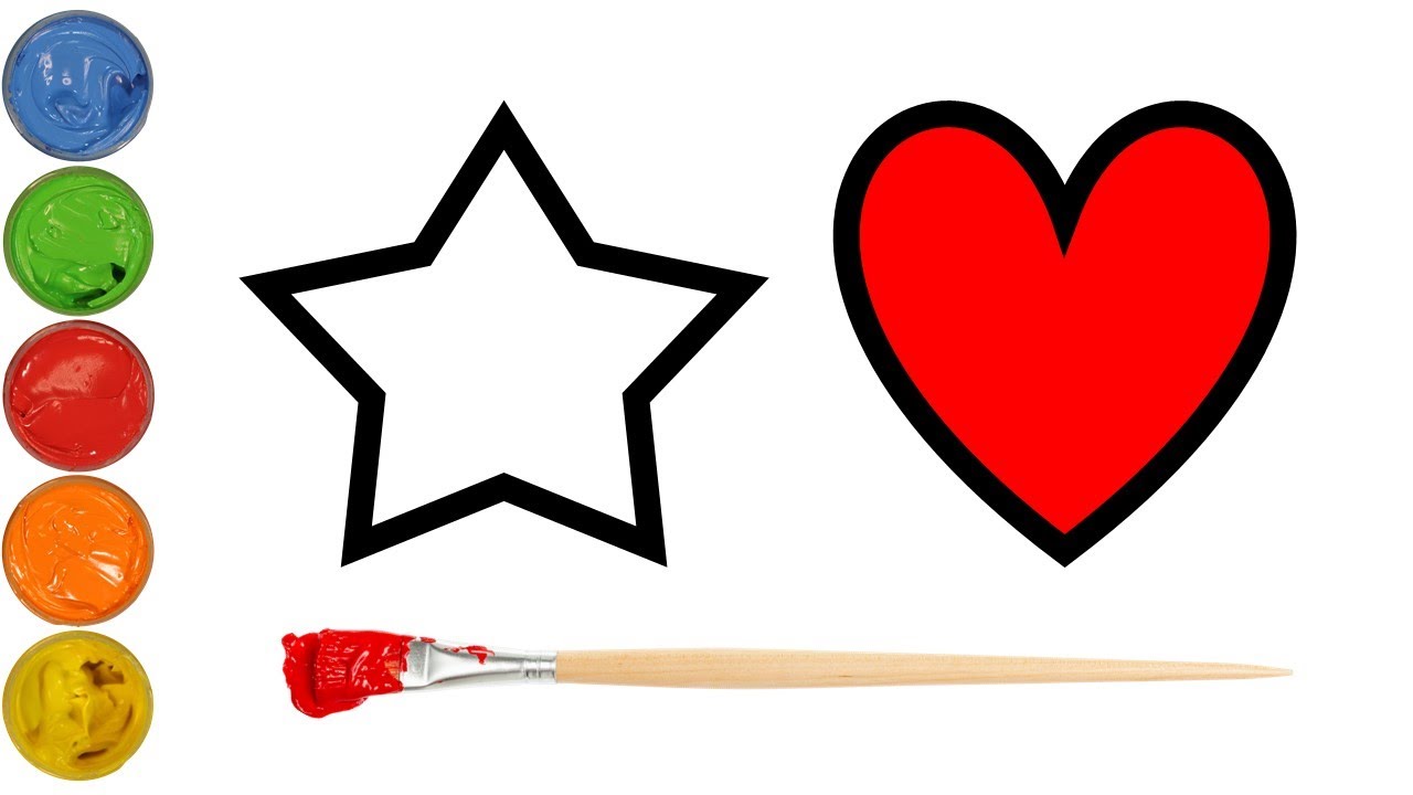 Color and Learn SHAPES | Drawing, Painting & Coloring for Kids ...