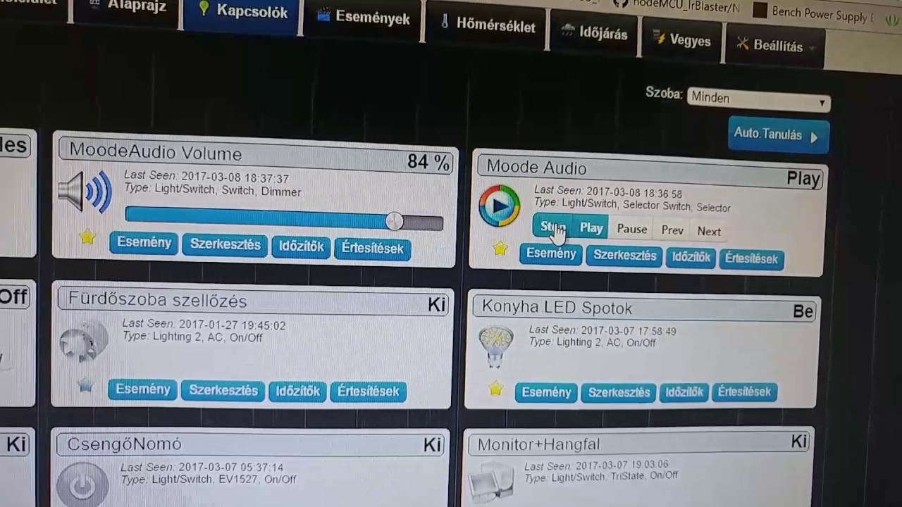 Moodeaudio & Domoticz - YouTube