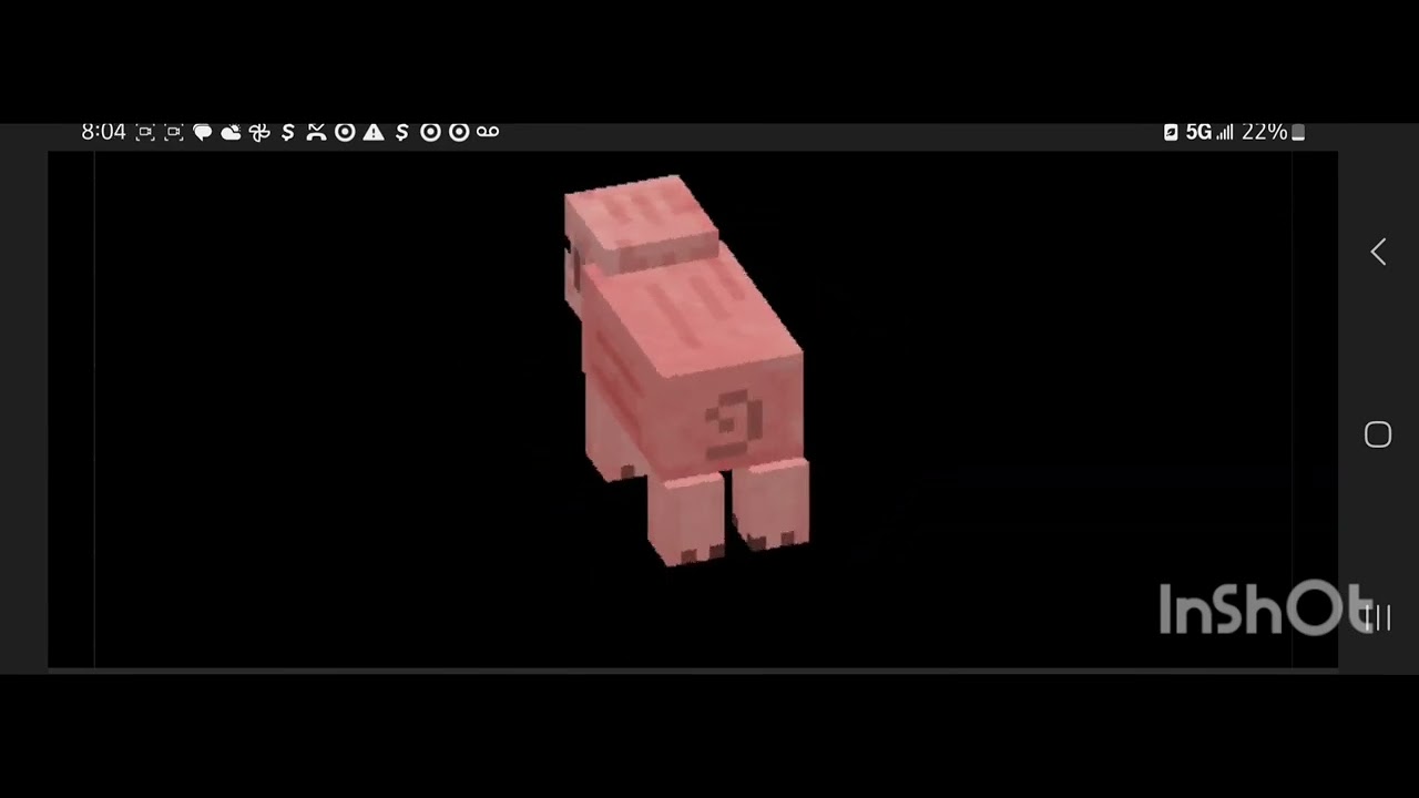 Singing minecraft pig - YouTube
