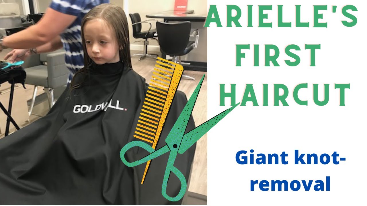 TODDLER'S FIRST HAIRCUT || Huge Tangle removed || Day in the life vlog ...