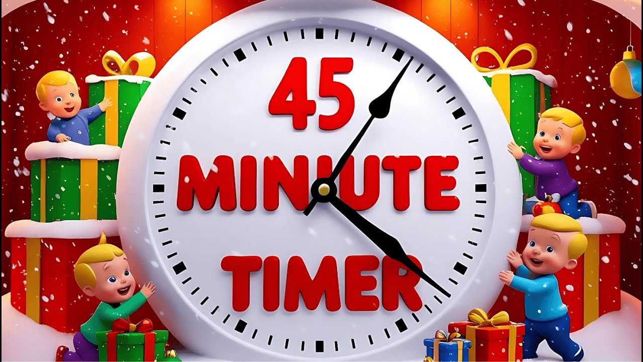 45 Minute Timer | 45 minute Christmas Timer with Music - YouTube