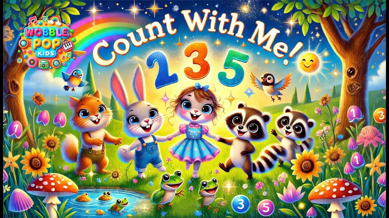 🎵 Count With Me! 🎵 ( Songs for Kids) Educational songs. Nursery Rhymes ...