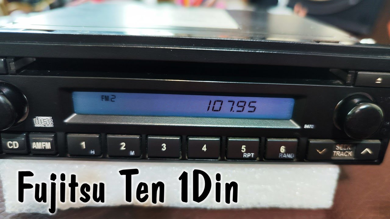 Fujitsu Ten 1Din - YouTube