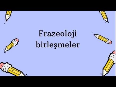 Frazeoloji birleşmeler