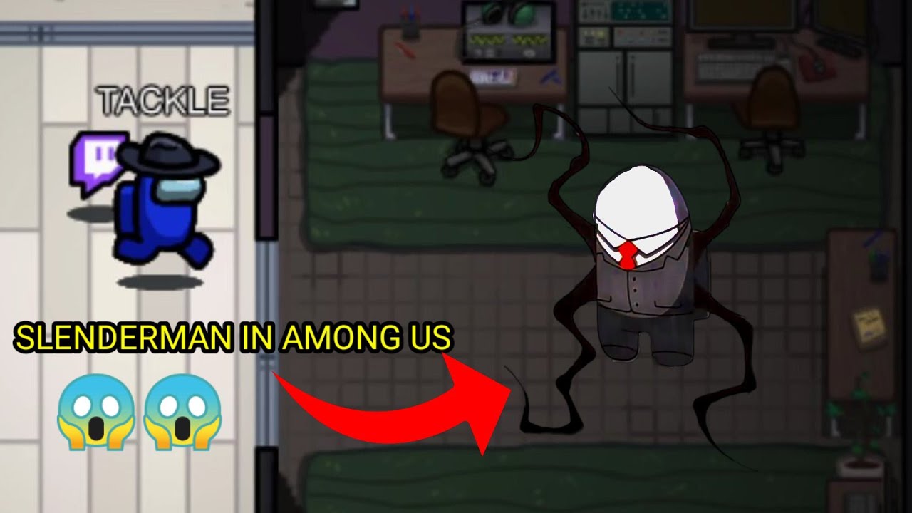 DONT SUMMON SLENDER MAN In AMONG US OR ELSE 😱😱 - YouTube