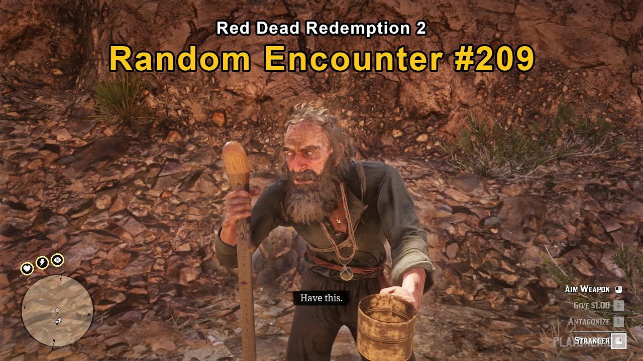 Blind man in New Austin - Random Encounter #209 - Red Dead Redemption 2 ...