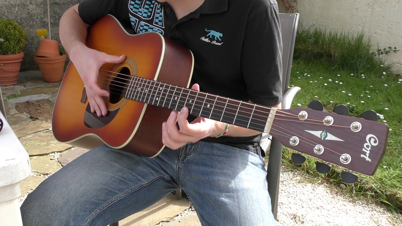 FIRST TIME EVER touching a guitar ! - YouTube