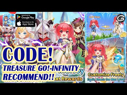 TREASURE GO! INFINITY GIFTCODE & HOW TO REDEEM CODE - MOBILE GAME (ANDROID/IOS) - YouTube