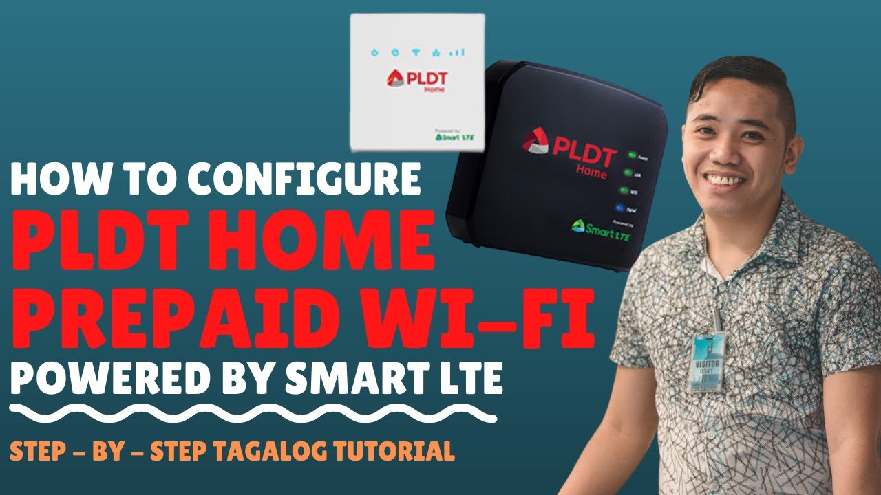 Paano mag setup ng PLDT Home Prepaid WiFi Powered by Smart LTE - YouTube