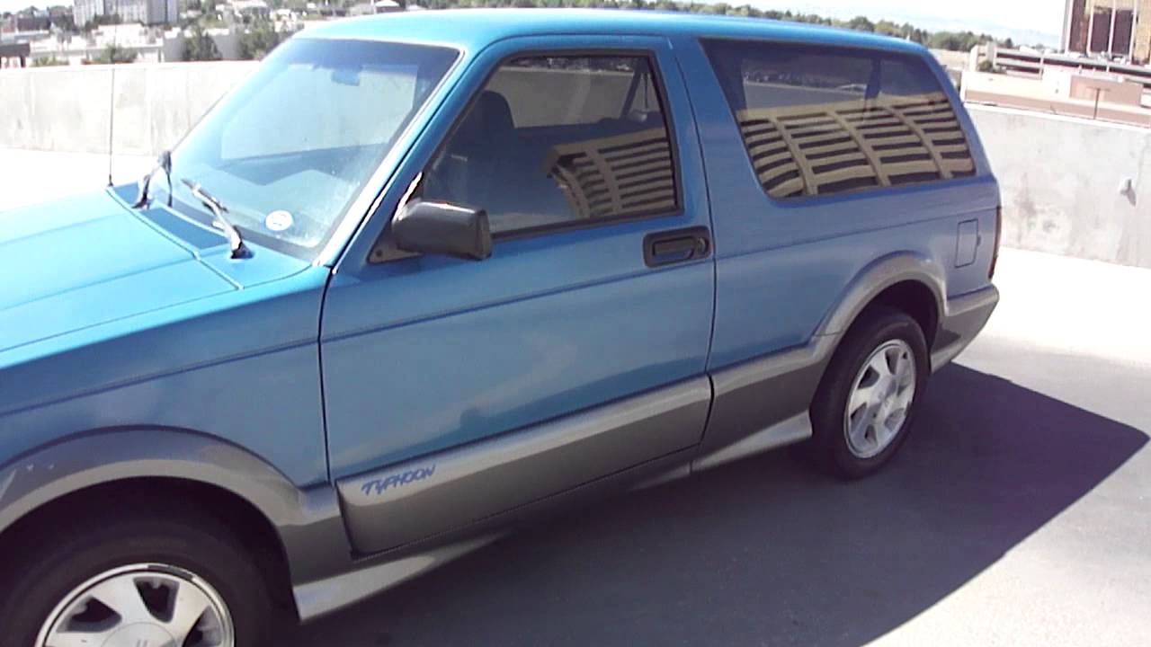 1992 Gmc Typhoon Aspen Blue All Original - YouTube