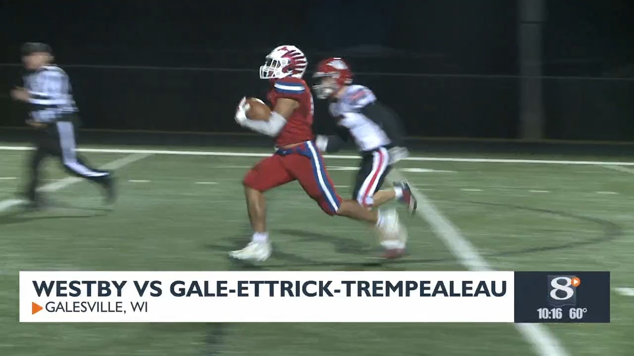Highschool Football: Westby vs. Gale-Ettrick-Trempealeau - YouTube