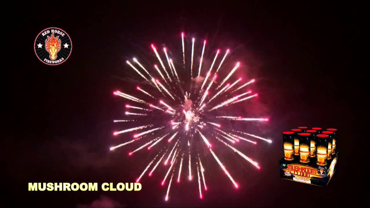Mushroom Cloud-Red Horse Fireworks-RCL-504 - YouTube