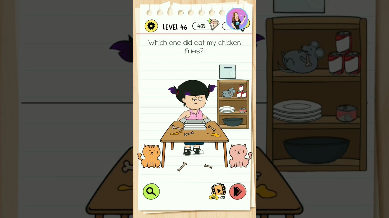 Brain Test 4: Tricky Friends - Solución Nivel 47: Víctor El Vago, El ...