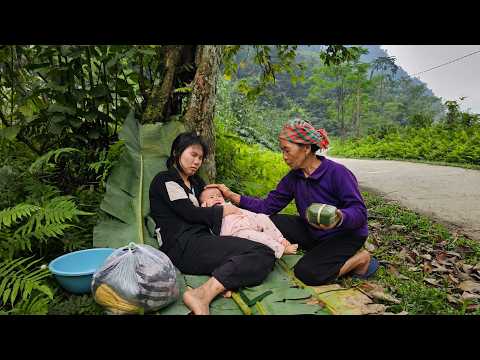 A young woman who met with misfortune on the road received help from an elderly woman.